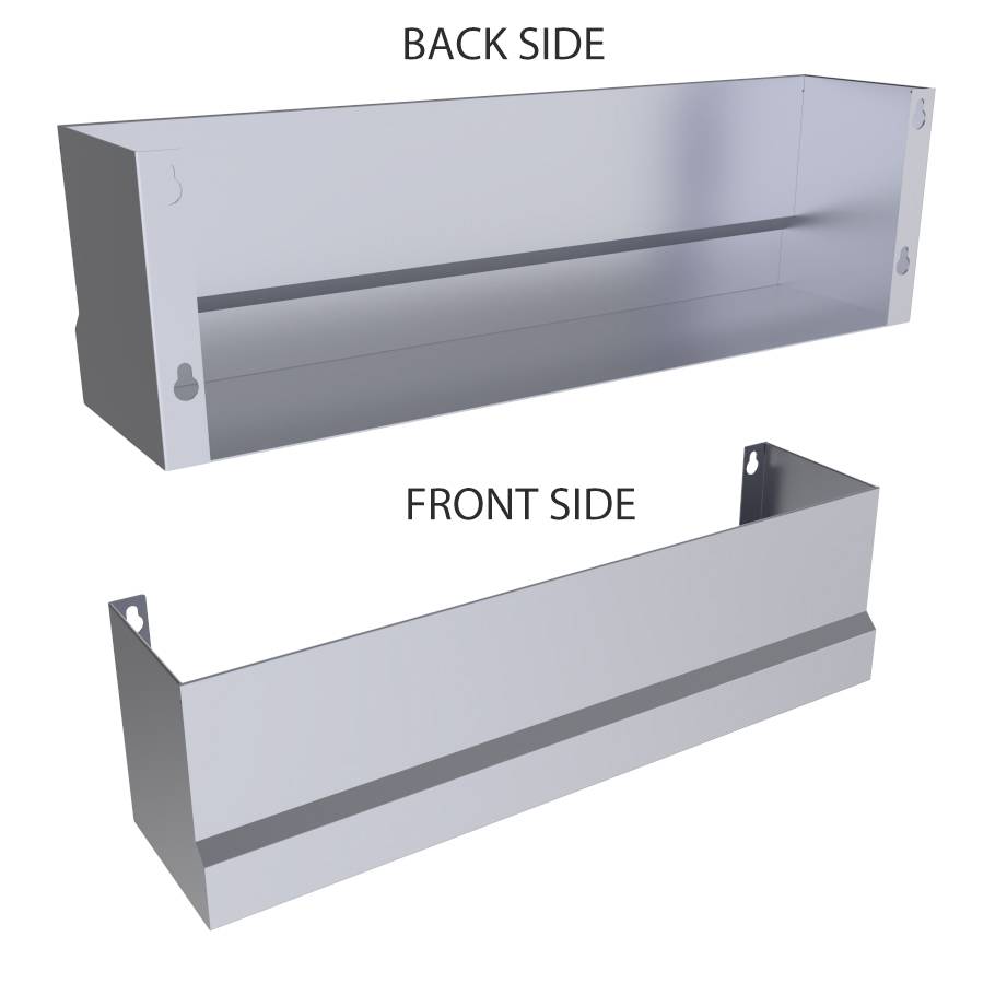 Heavy-Duty Speed Rail Pocket Shelf - Item No:SCC30KB-SPRAIL